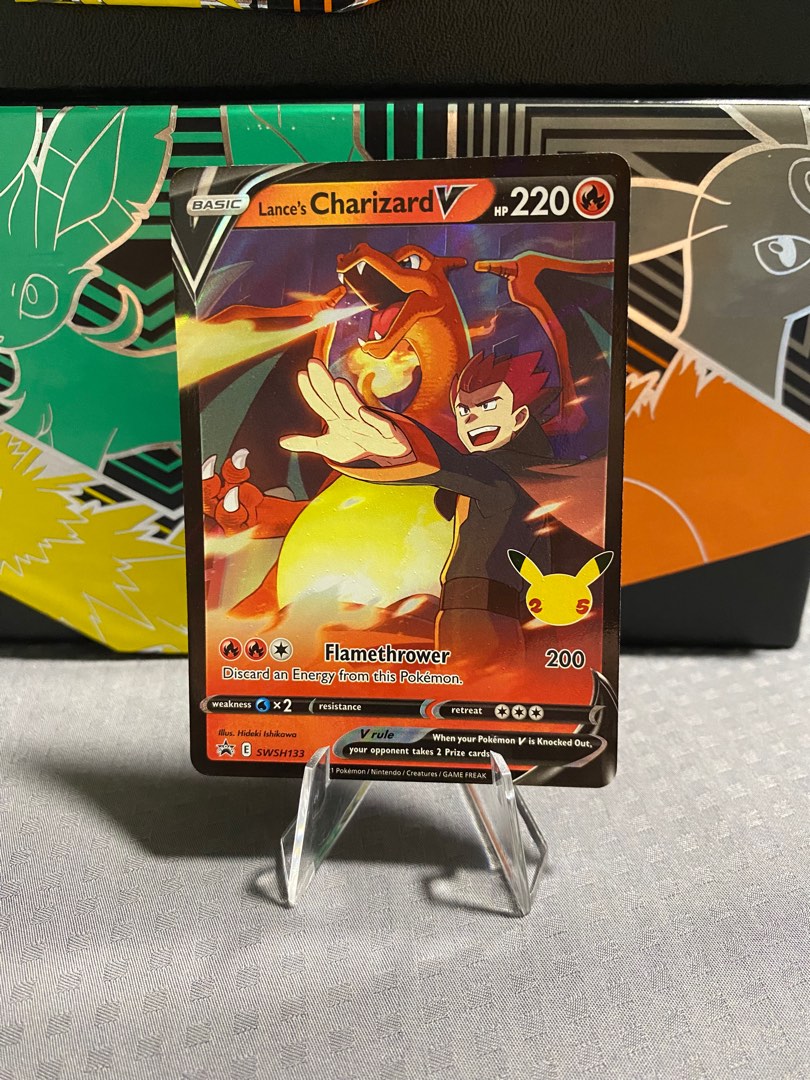 Lance Charizard Trainer Full Art Pokémon TCG 25th Anniversary ...