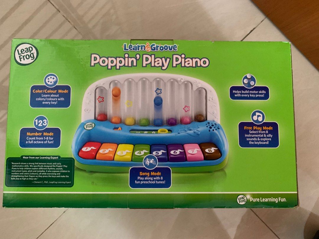 Leap frog Poppin’ Play Piano, Babies & Kids, Infant Playtime on Carousell