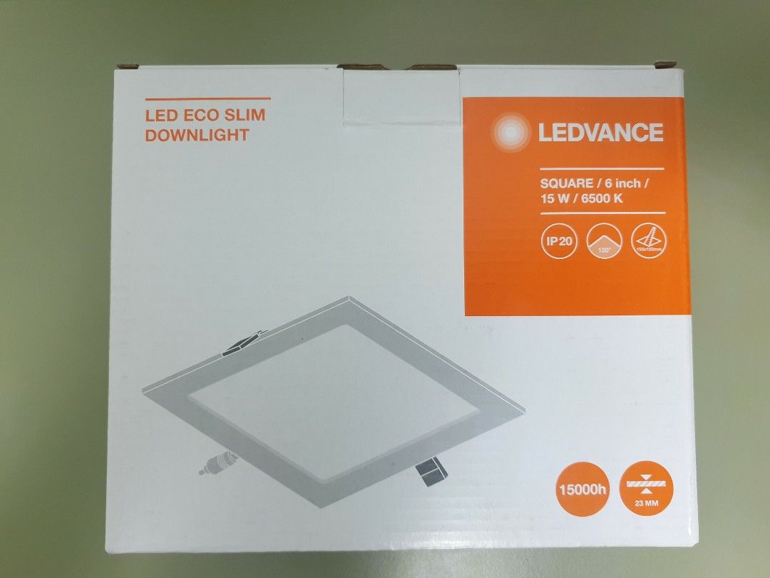 LED Ceiling Light - 15W / 6500K, Furniture & Home Living, Lighting ...