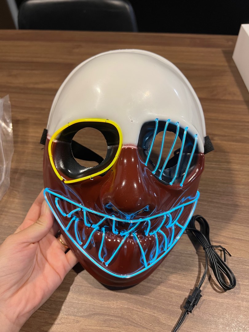 LED Face Mask, Health & Nutrition, Face Masks & Face Shields on Carousell