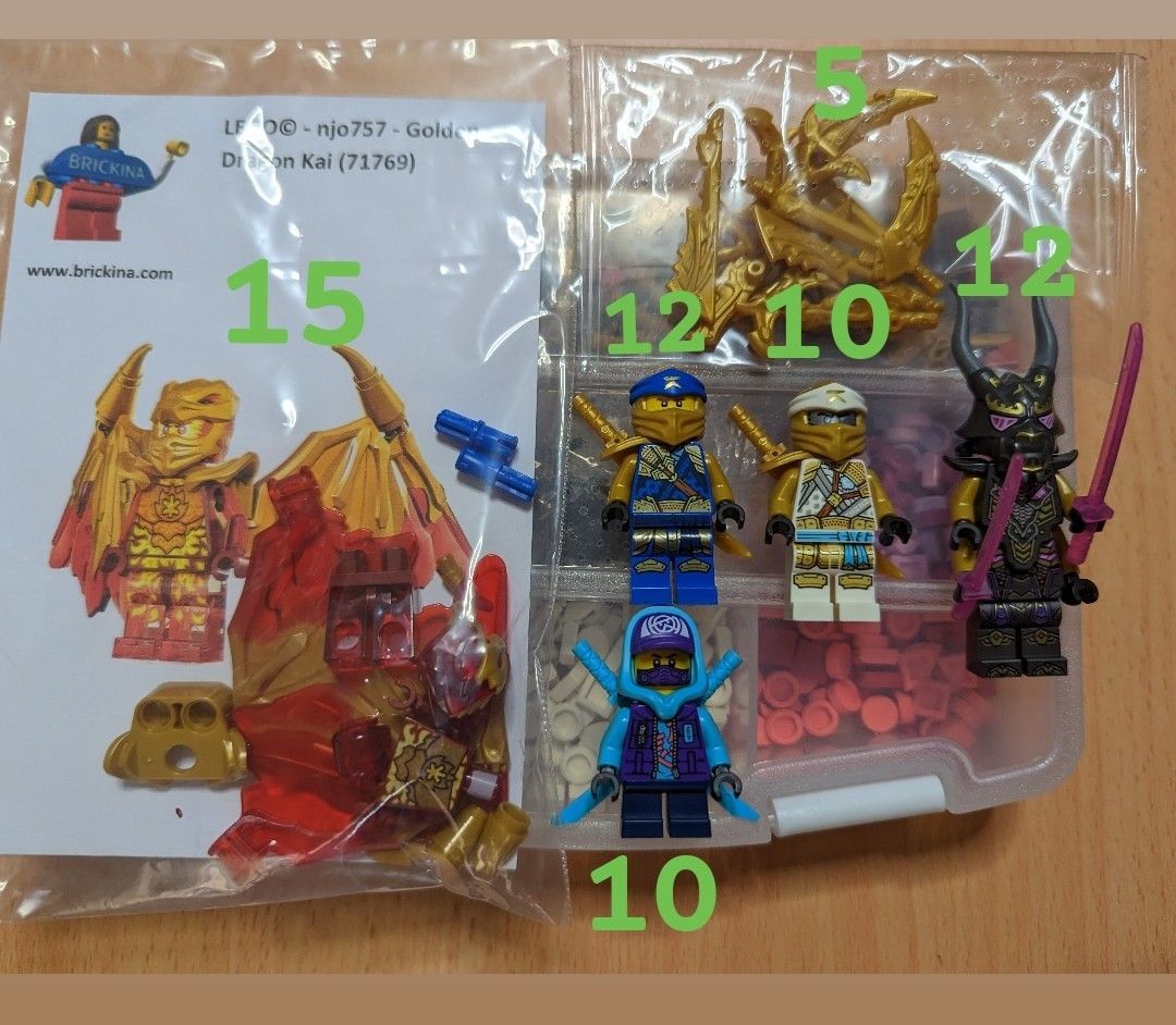 Lego Ninjago Figures Crystallized Hobbies Toys Toys Games On