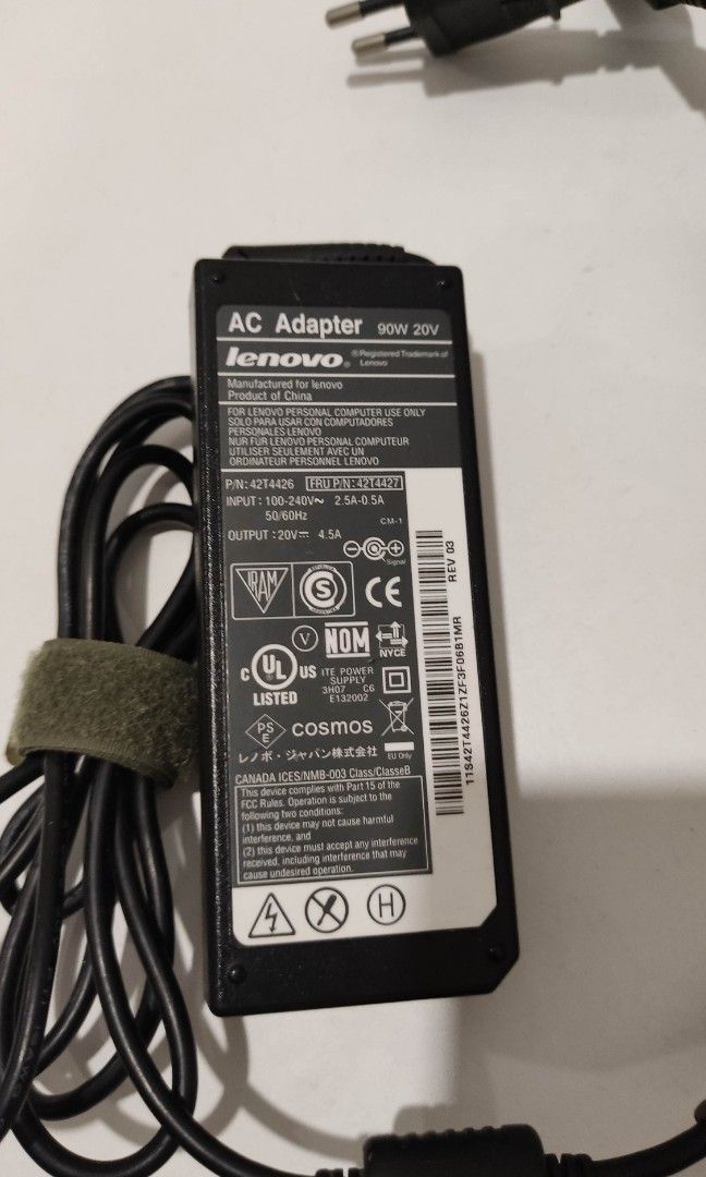 Lenovo Thinkpad AC Adapter 90W Charger for ThinkPad X201 X220 T410 T420 ...