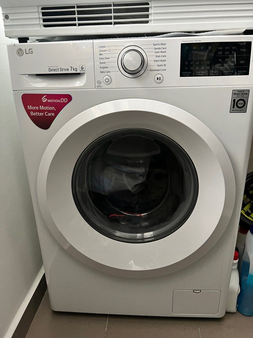 LG 7Kg Motion Direct Drive Front Load - Good Condition!, TV & Home ...