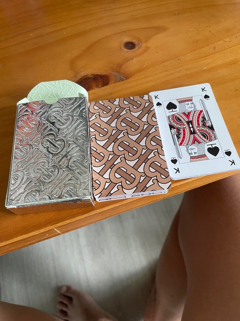 Limited Edition Burberry Poker Cards, Hobbies & Toys, Toys & Games on ...