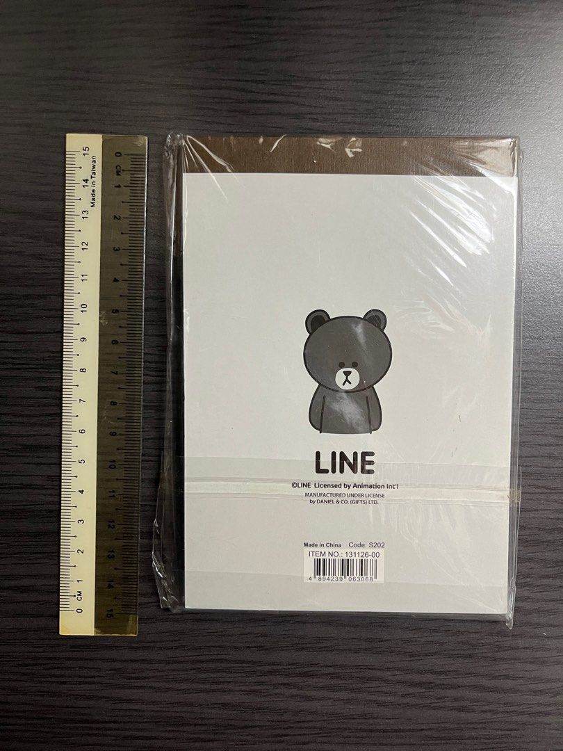 Line friends Brown bear notebook, Hobbies & Toys, Stationery & Craft ...