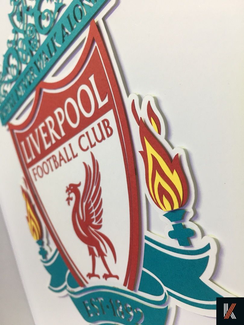 Liverpool F.C. 3D Crest Papercraft, Hobbies & Toys, Stationery & Craft ...