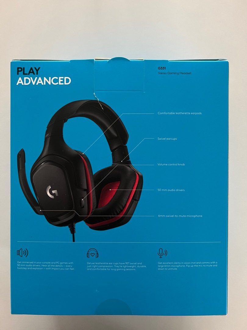 Logitech G331 Stereo Gaming Headset, Audio, Headphones & Headsets on Carousell