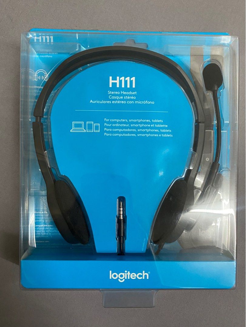 Logitech H111 Headset, Audio, Headphones & Headsets on Carousell