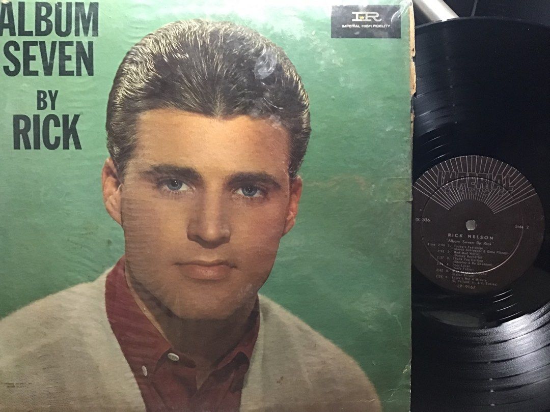 LP Rick Ricky Nelson - Album Seven OOP VINYL RECORD Anubis Oldies ...