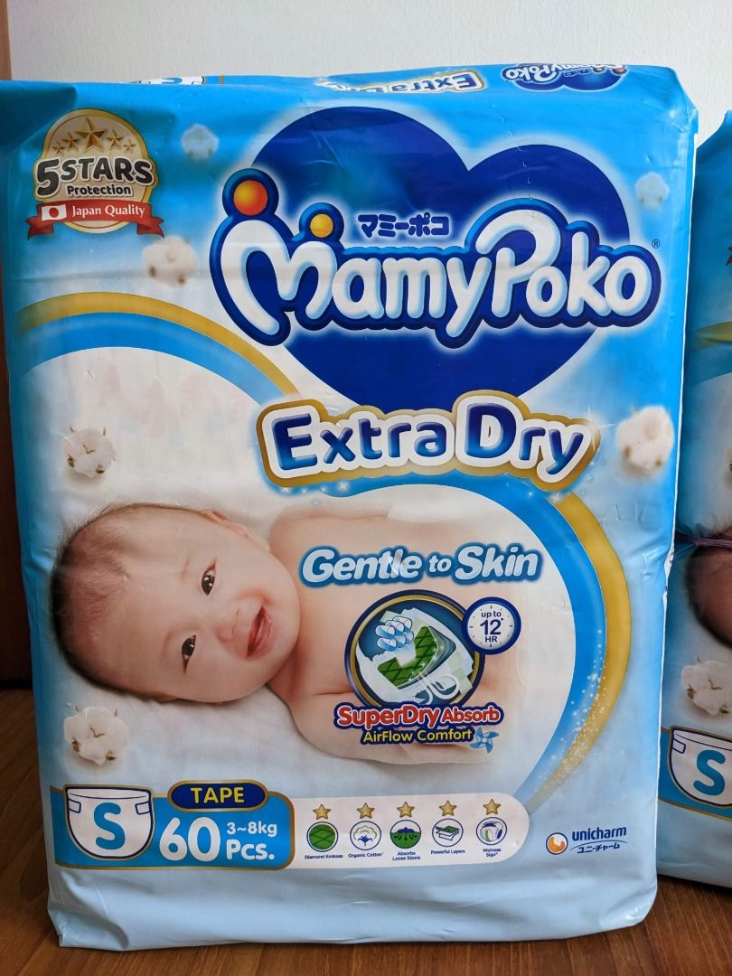 Mamypoko ExtraDry Small, Babies & Kids, Bathing & Changing, Diapers ...