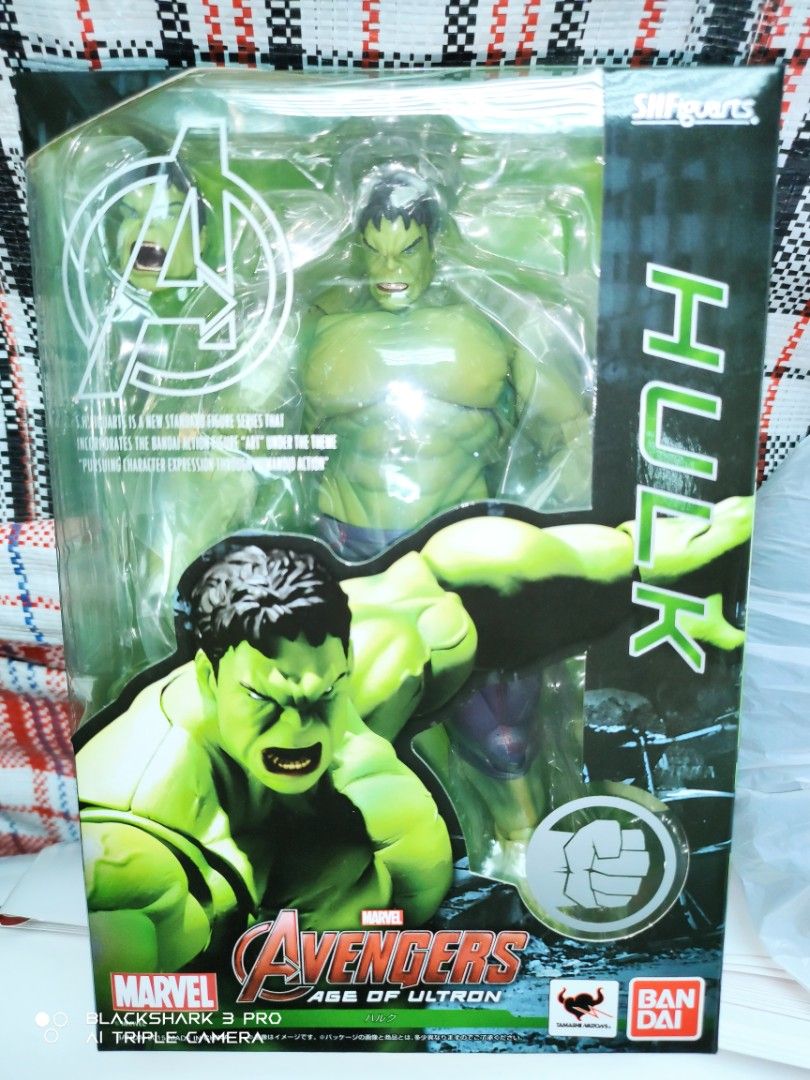 全新marvel shf avengers age of ultron hulk 復仇者聯盟 奧創 變形俠醫 變型俠醫, 興趣及遊戲, 玩具 ...