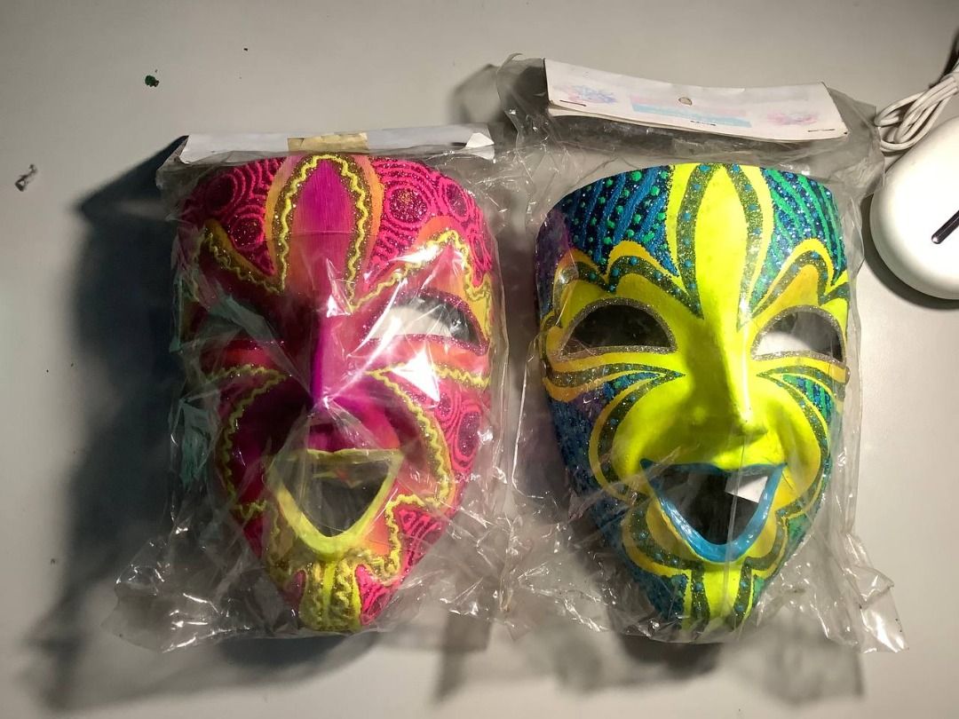 Masskara Festival Masks Set Hobbies And Toys Stationary And Craft Handmade Craft On Carousell