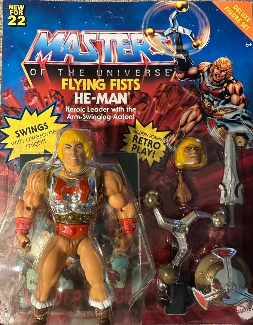 Master of the Universe Flying Fist He-man, Hobbies & Toys, Toys & Games ...