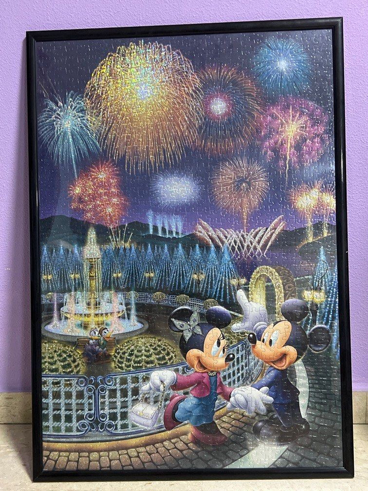 Mickey Mouse puzzle, Furniture & Home Living, Home Decor, Frames ...