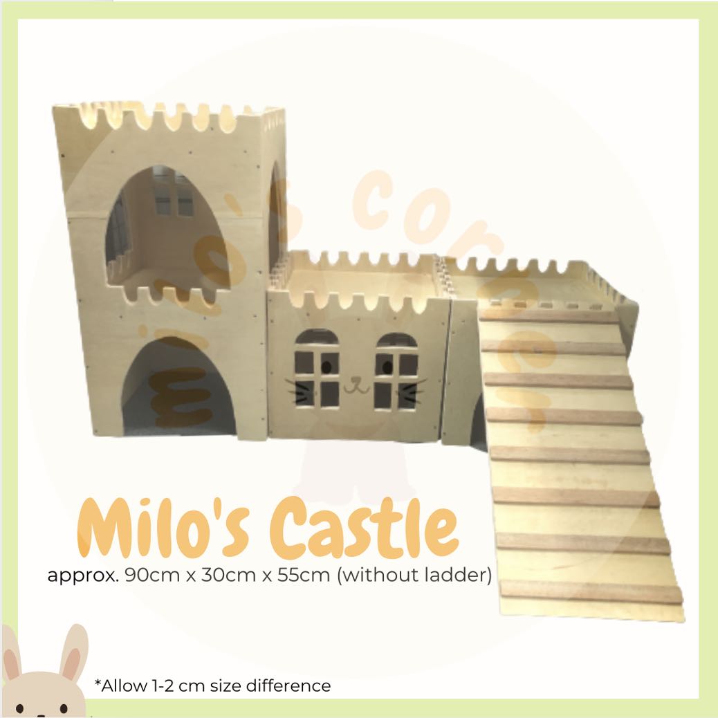 Pet Wooden Castle Playhouse, Pet Supplies, Homes & Other Pet ...