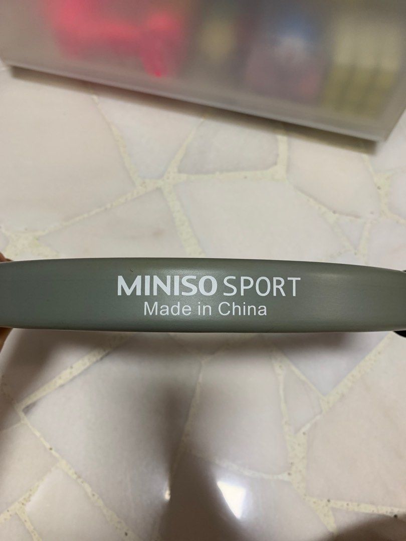 miniso sports ring, Sports Equipment, Exercise & Fitness, Toning ...