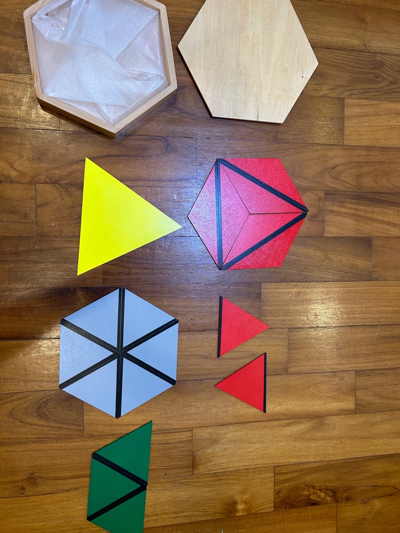 Montessori Small Hexagonal Box, Hobbies & Toys, Toys & Games on Carousell