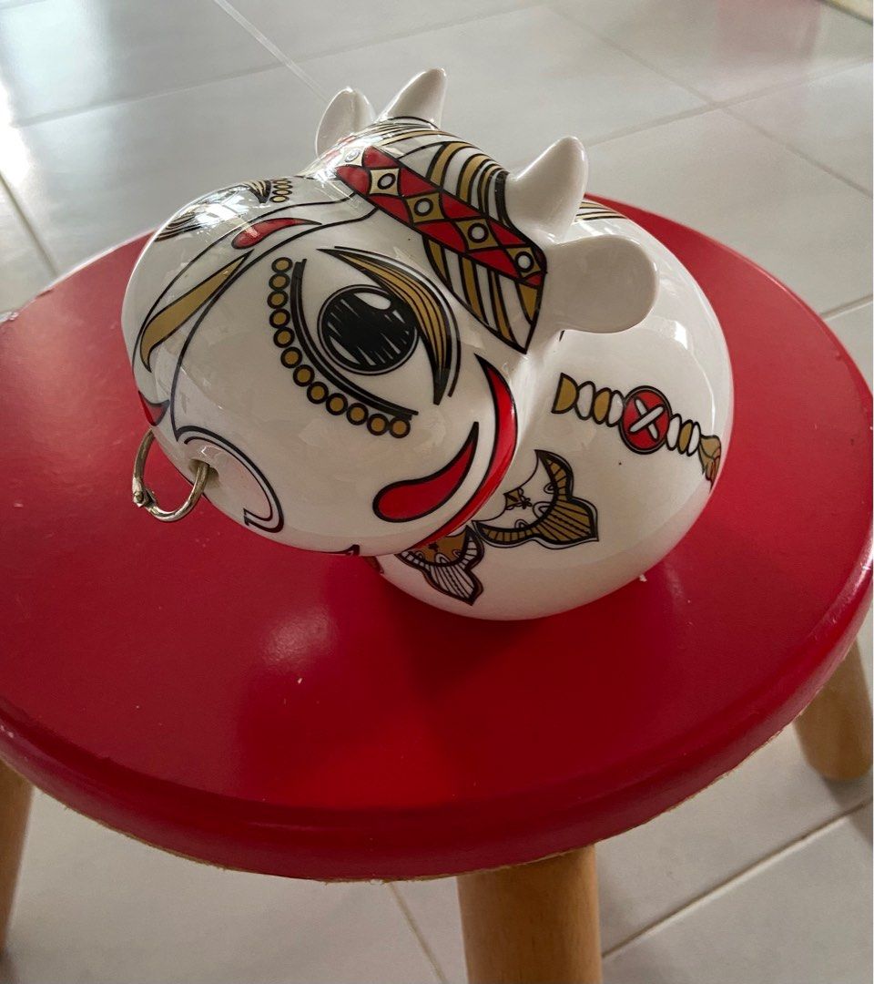 ‘Mr. Cowdy’ Cow Money Bank in Porcelain, Everything Else on Carousell