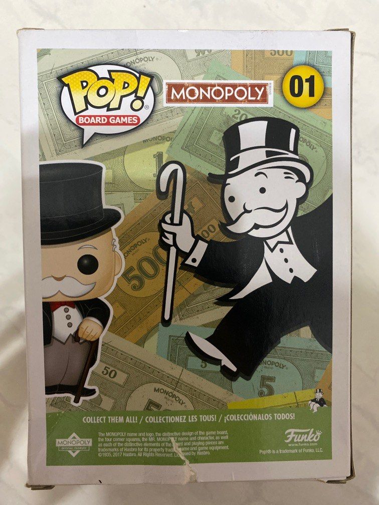Mr Monopoly Funko Pop 01, Hobbies & Toys, Memorabilia & Collectibles ...