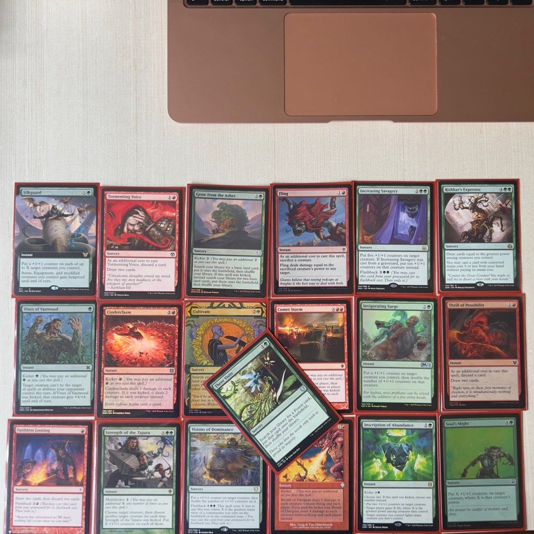 MTG - Red Green Commander Deck, Hobbies & Toys, Toys & Games on Carousell