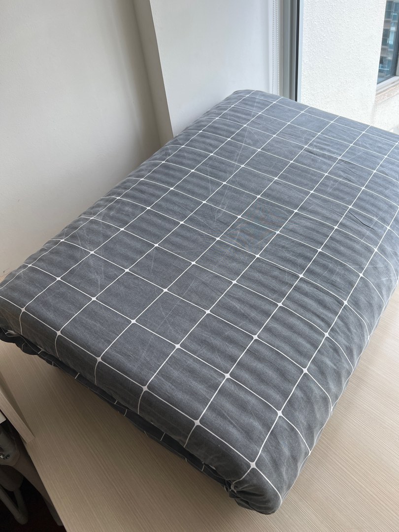Muji super single futon, Furniture & Home Living, Bedding & Towels on ...