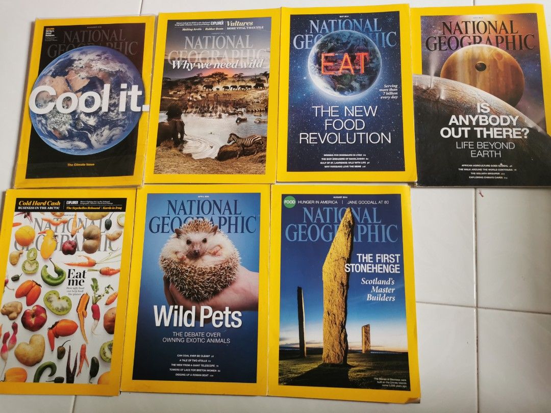National Geographic magazines, Hobbies & Toys, Books & Magazines ...