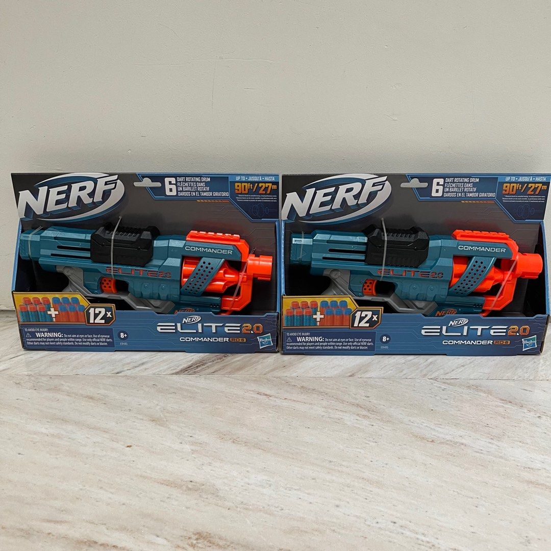 NERF Elite 2.0 Commander RD-6 Blaster, Hobbies & Toys, Toys & Games on ...