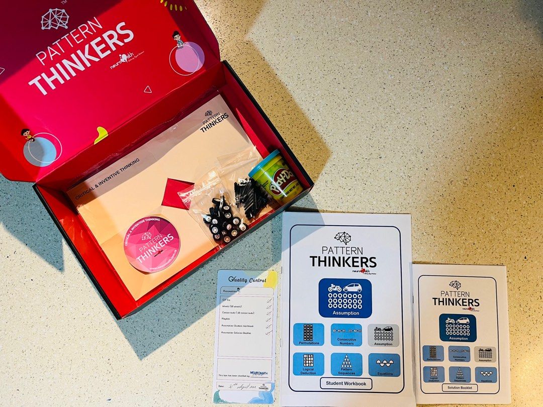 Neuromath Pattern Thinkers (6 boxes of math learning materials ...