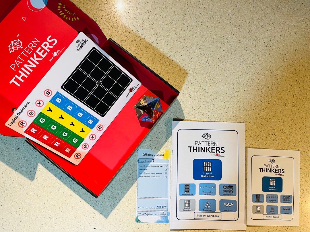 Neuromath Pattern Thinkers (6 boxes of math learning materials ...
