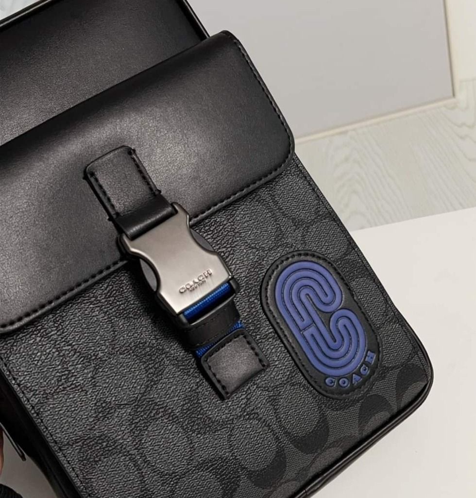 New Coach Original Track Pack In Signature Canvas With Coach Patch ...