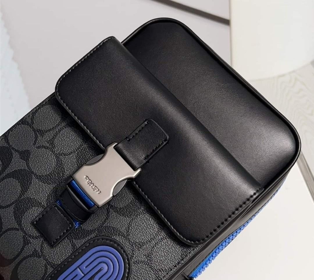 New Coach Original Track Pack In Signature Canvas With Coach Patch ...