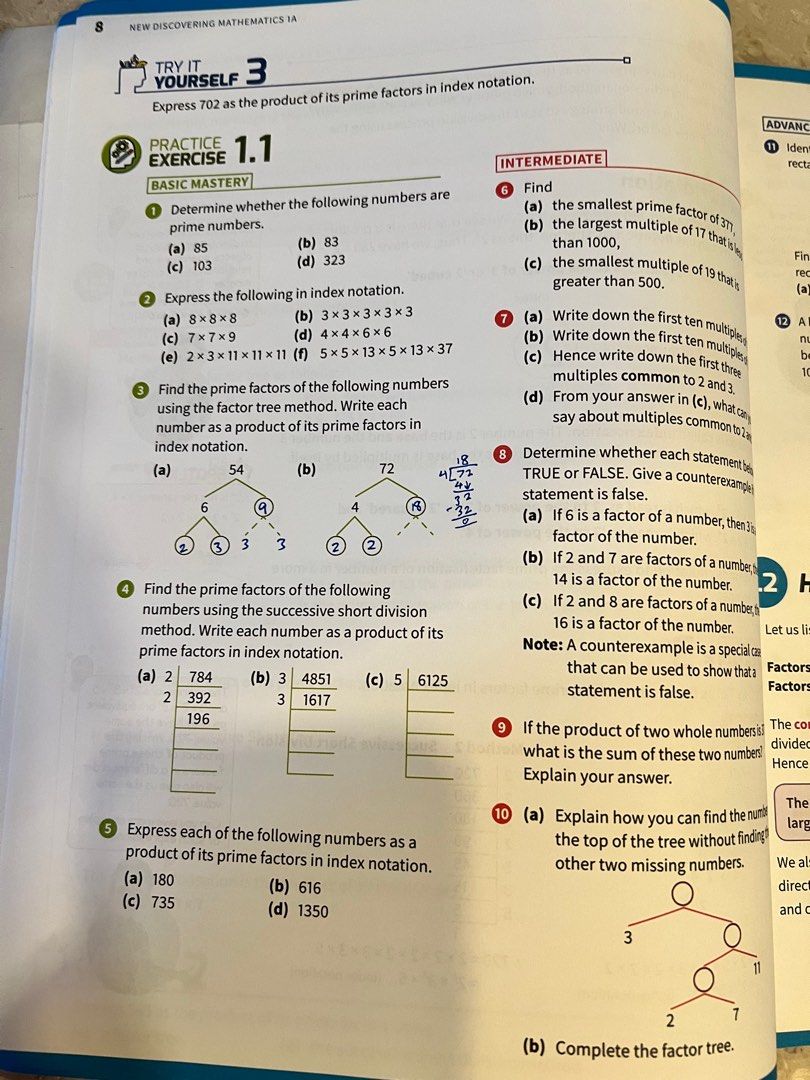 New Discovering Mathematics 1A and 1B (Current syllabus till 2024 ...