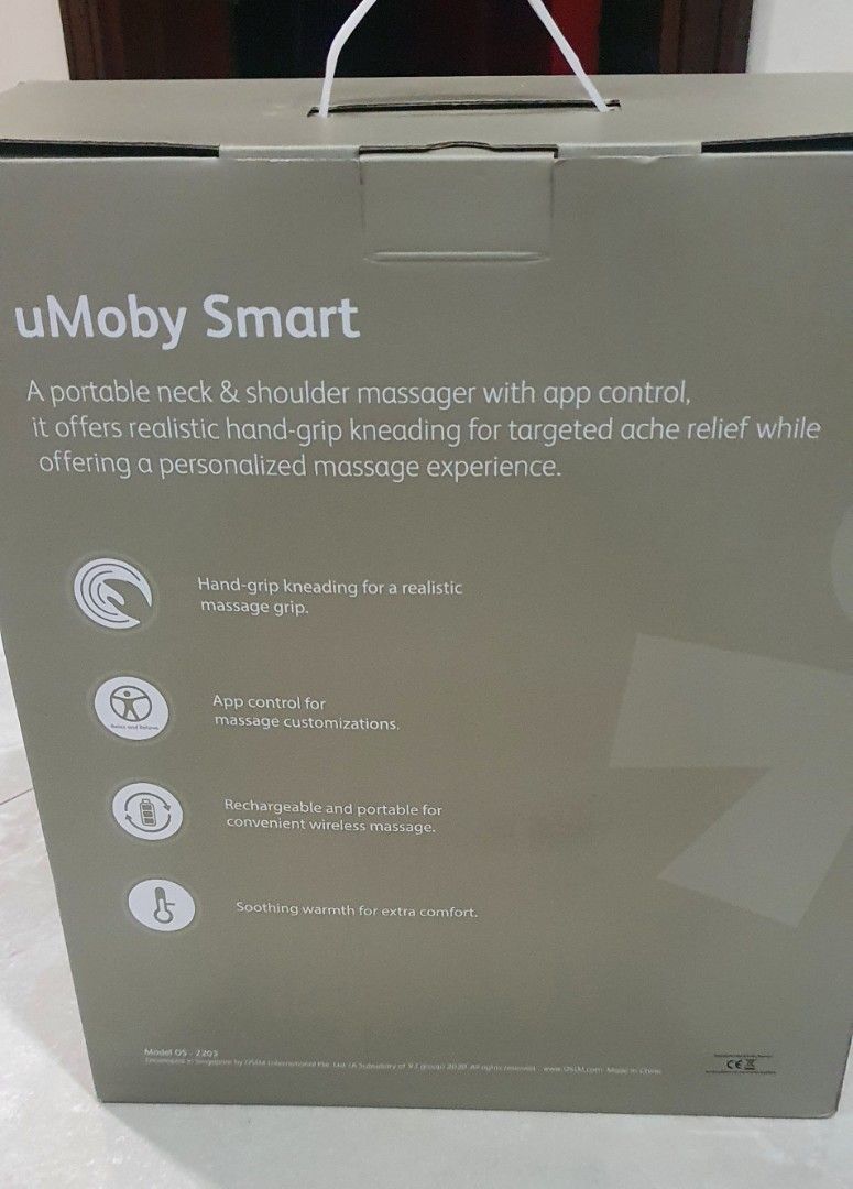 NEW: OSIM uMoby Smart Neck and Shoulder Massager, Health & Nutrition ...