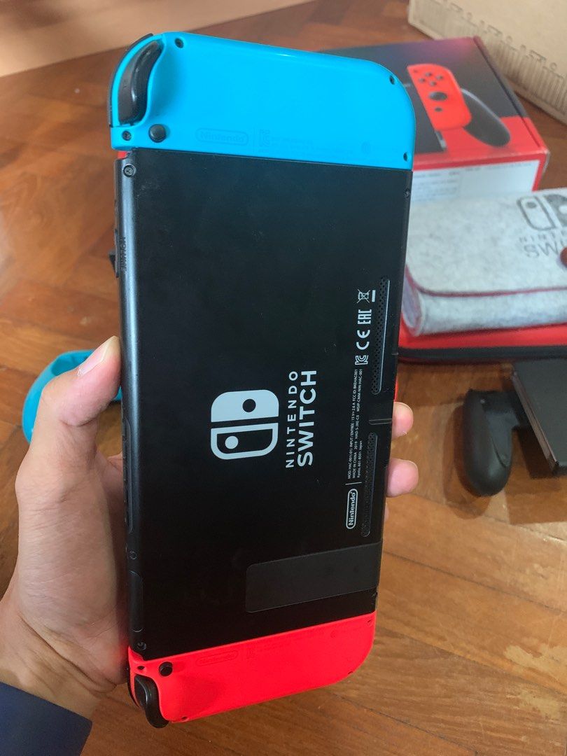 Nintendo Switch Gen 2 Full Set + Extras, Video Gaming, Video Game ...
