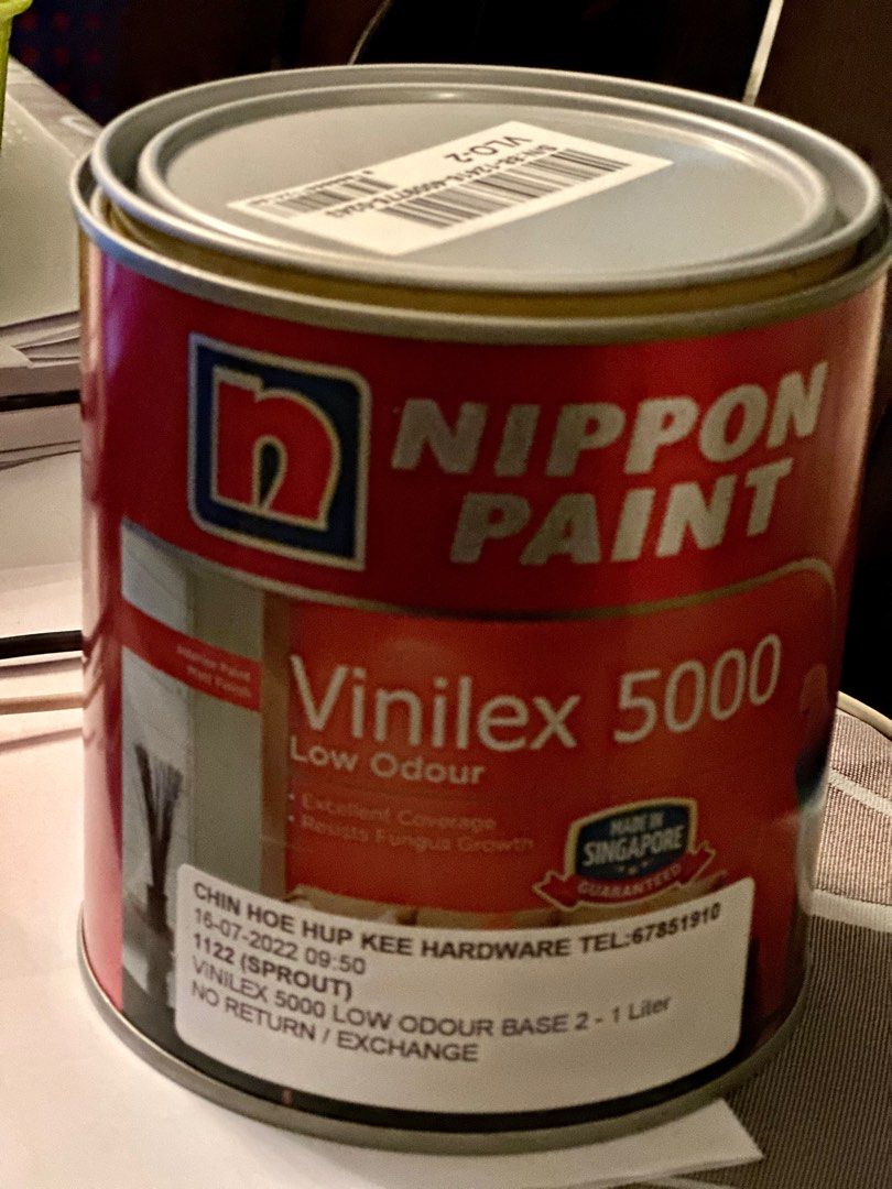 Nippon Vinilex 5000 Base 2 - 1L, Furniture & Home Living, Home ...