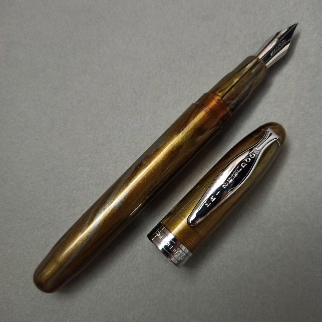 Noodler's Ahab Flex Nib Fountain Pen - Apache Tortoise, Hobbies & Toys ...