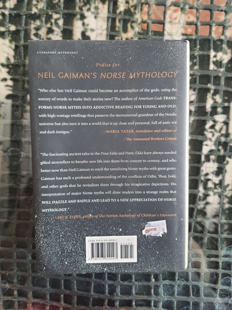 Norse Mythology by Neil Gaiman, Hobbies & Toys, Books & Magazines ...