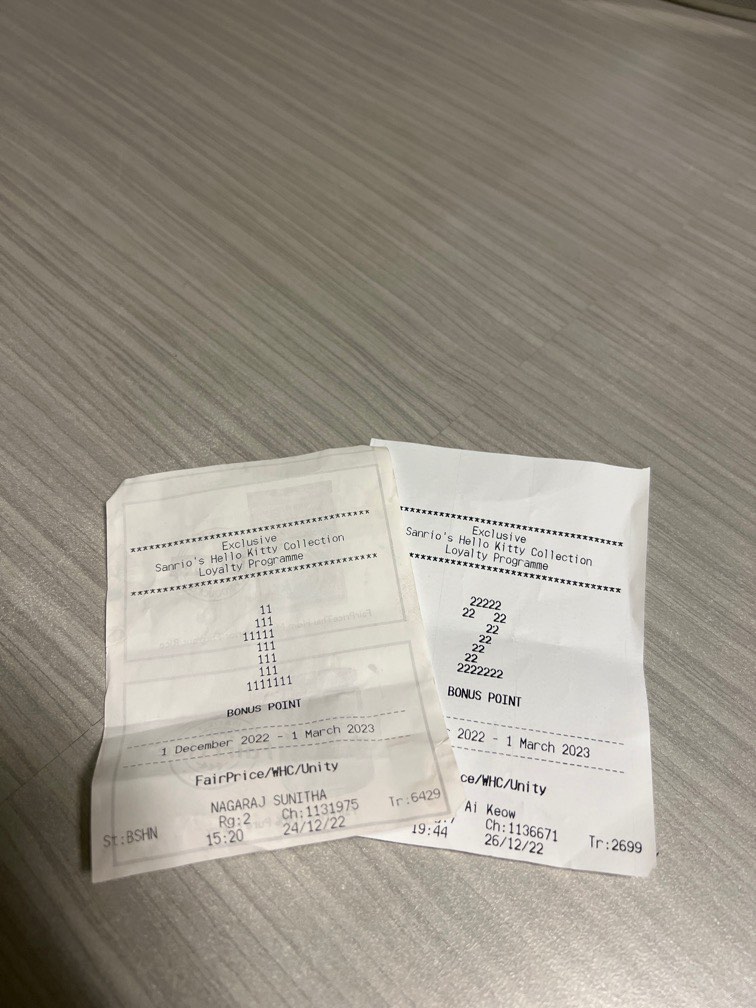 NTUC Bonus Points, Tickets & Vouchers, Vouchers on Carousell