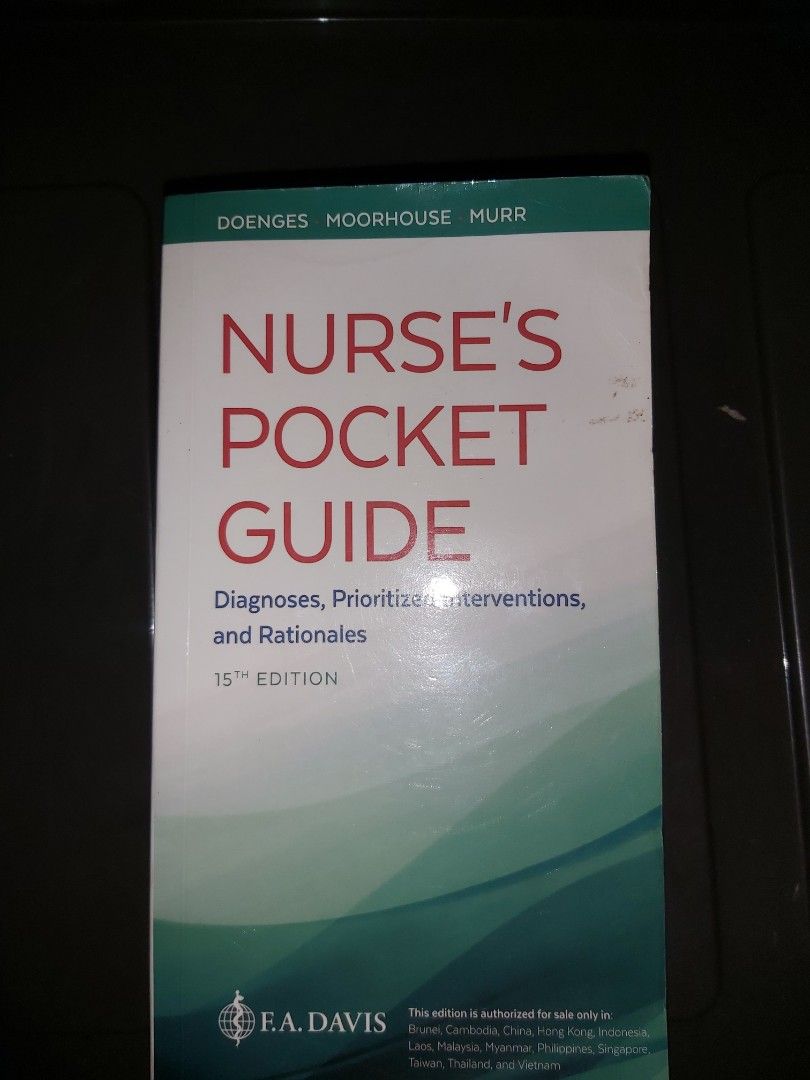 NURSE'S POCKET GUIDE 15th Ed. (NANDA), Hobbies & Toys, Books ...