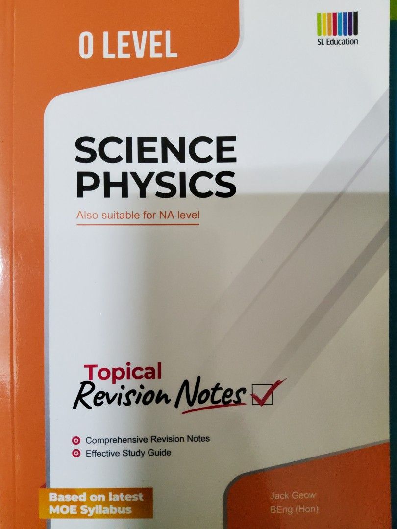 O Level Topical Revision Notes Science Physics, Hobbies & Toys, Books ...