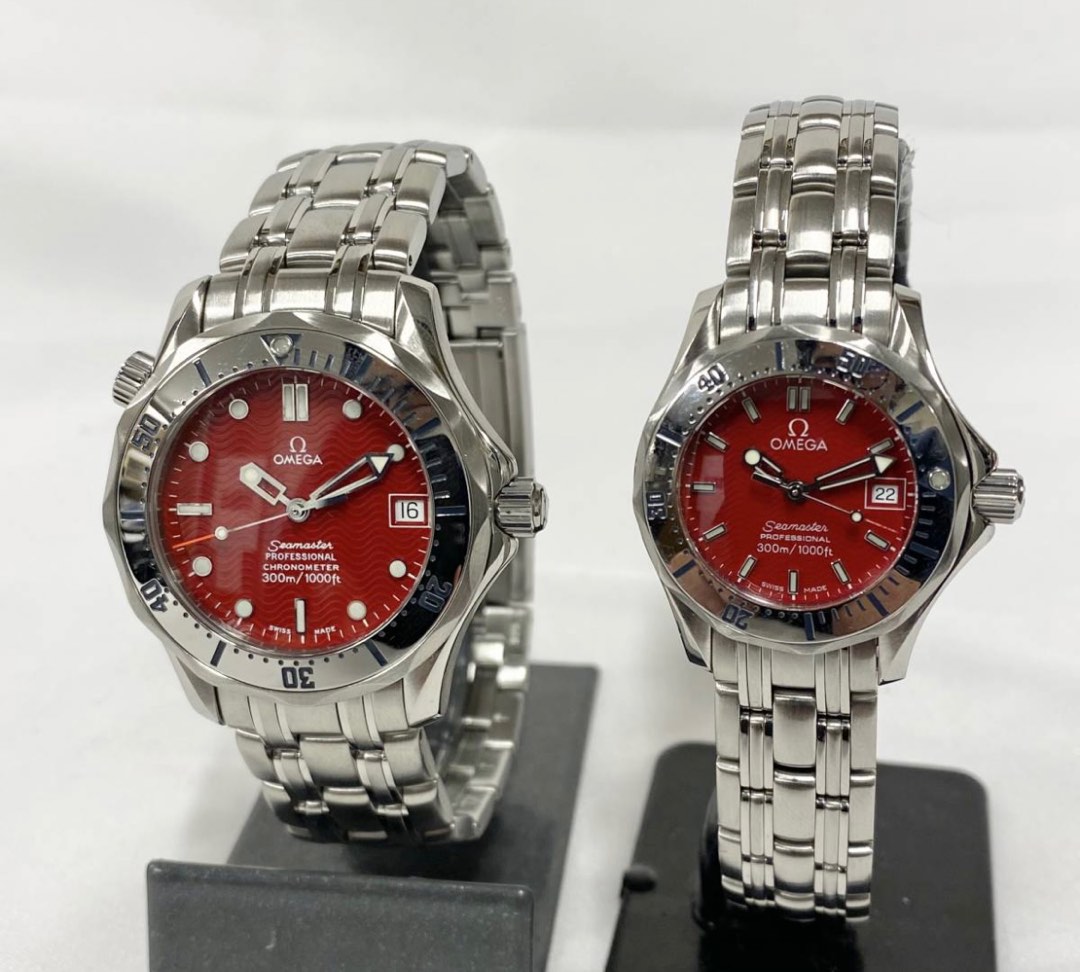 Omega Couple watch, Luxury, Watches on Carousell