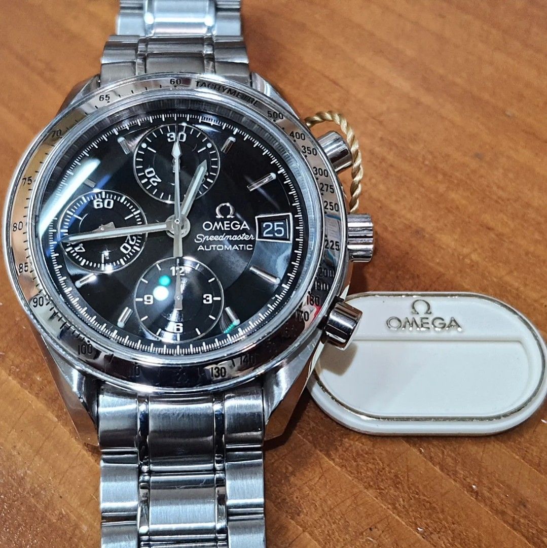 Omega speedmaster chronograph, Fesyen Pria, Jam Tangan di Carousell