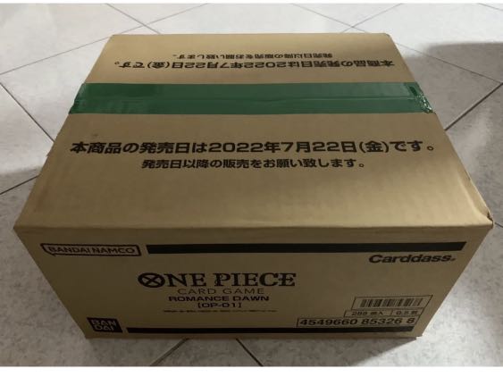 One Piece Card Game OP01 OP1 Romance Dawn Case (12 Boxes), Hobbies ...