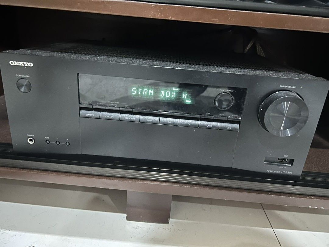Onkyo ht r395 with 5 speakers and 1 sub woofer, Audio, Soundbars ...