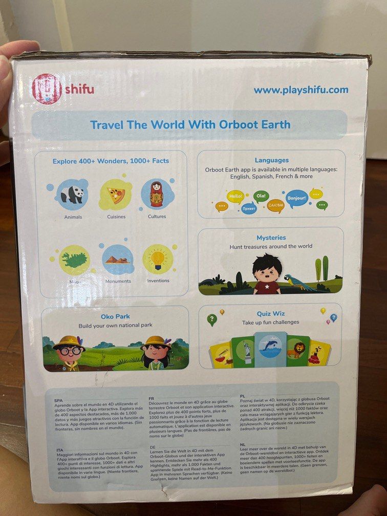 Orboot Interactive Globe, Hobbies & Toys, Toys & Games on Carousell