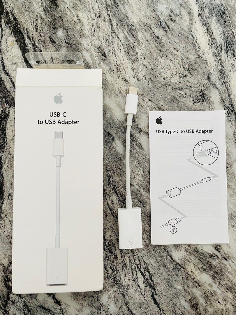 Original Apple USB-C to USB Adapter (Brand New), Computers & Tech ...