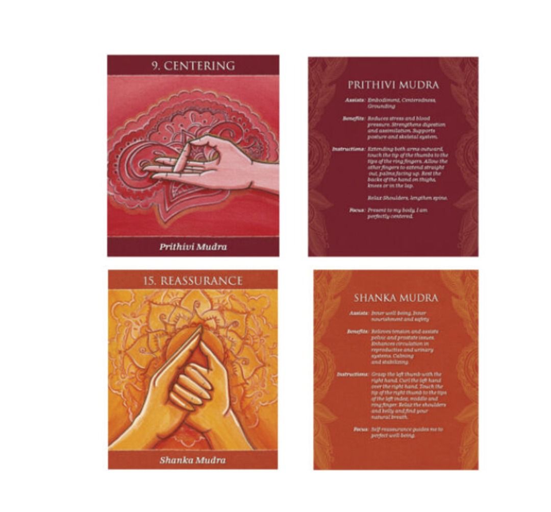 [Original] Mudras for Awakening the Five Elements - 40 Vibrant Cards ...