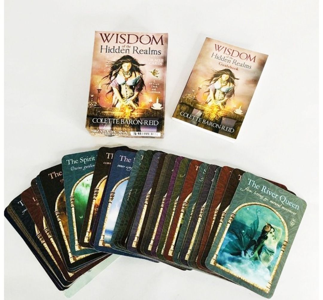 [Original] Wisdom of the Hidden Realms 44 Oracle Cards and 119-page ...