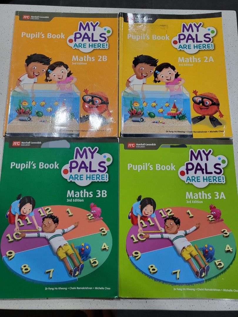 P2 and P3 Math Textbook My Pals Are Here, Hobbies & Toys, Books & Magazines, Textbooks on Carousell