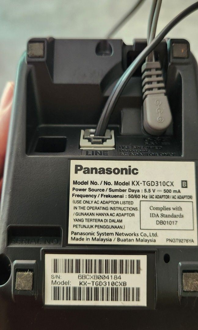 Panasonic KX-TGD310CX Cordless Phone, TV & Home Appliances, Other Home ...